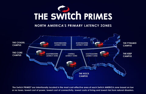 Switch US Colocation Sites | Find Colocation Space | Switch